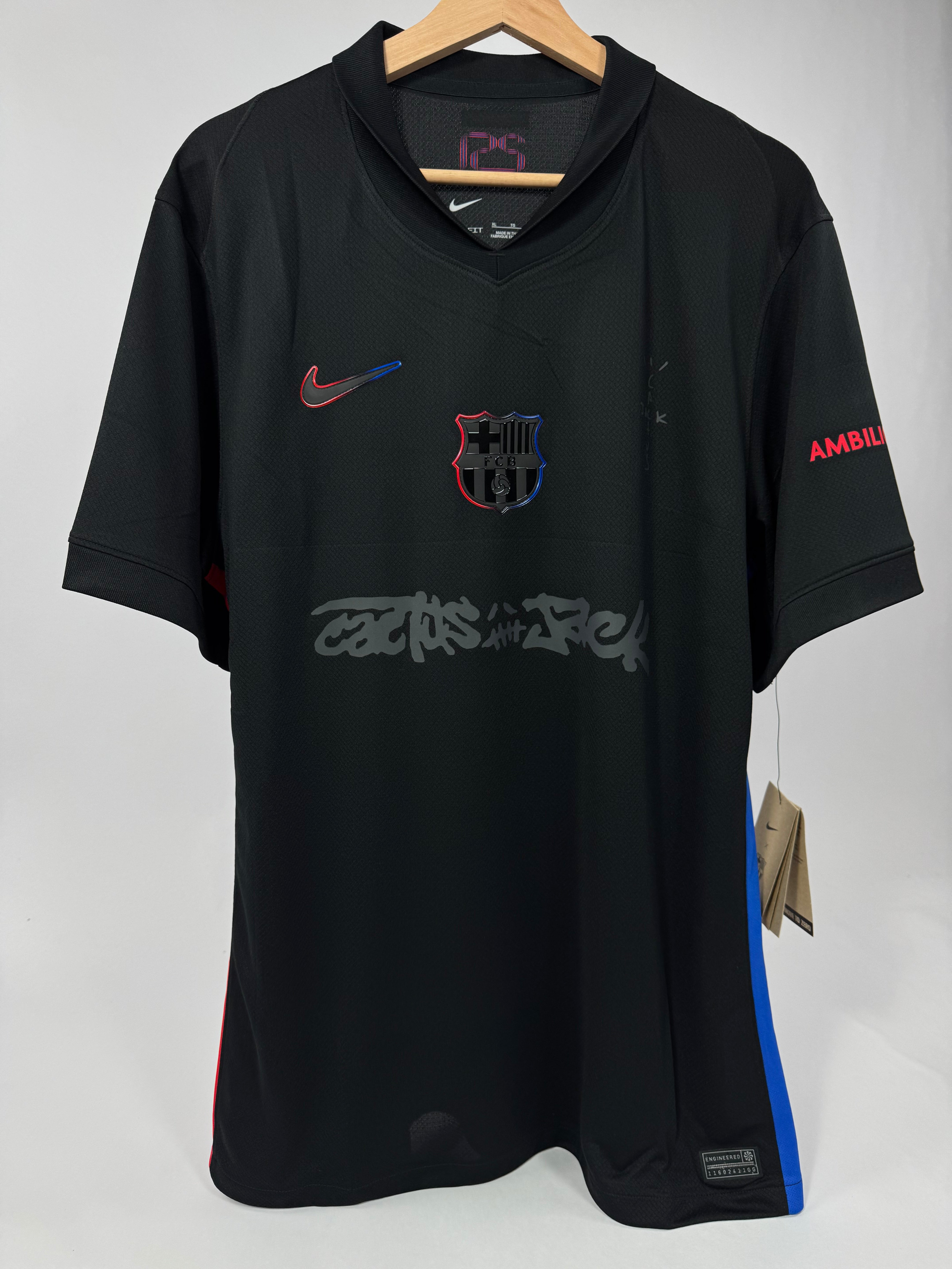 2024/25 FC Barcelona x Cactus Jack Travis Scott Away Jersey-(XL ...